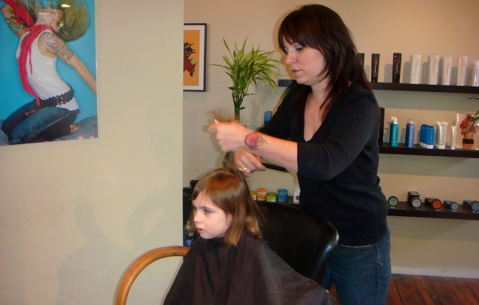 Blogging Hallie and Lea's Life: Lea's First Haircut