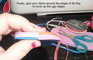 One Craftalicous Momma: Flip Flops From Scratch