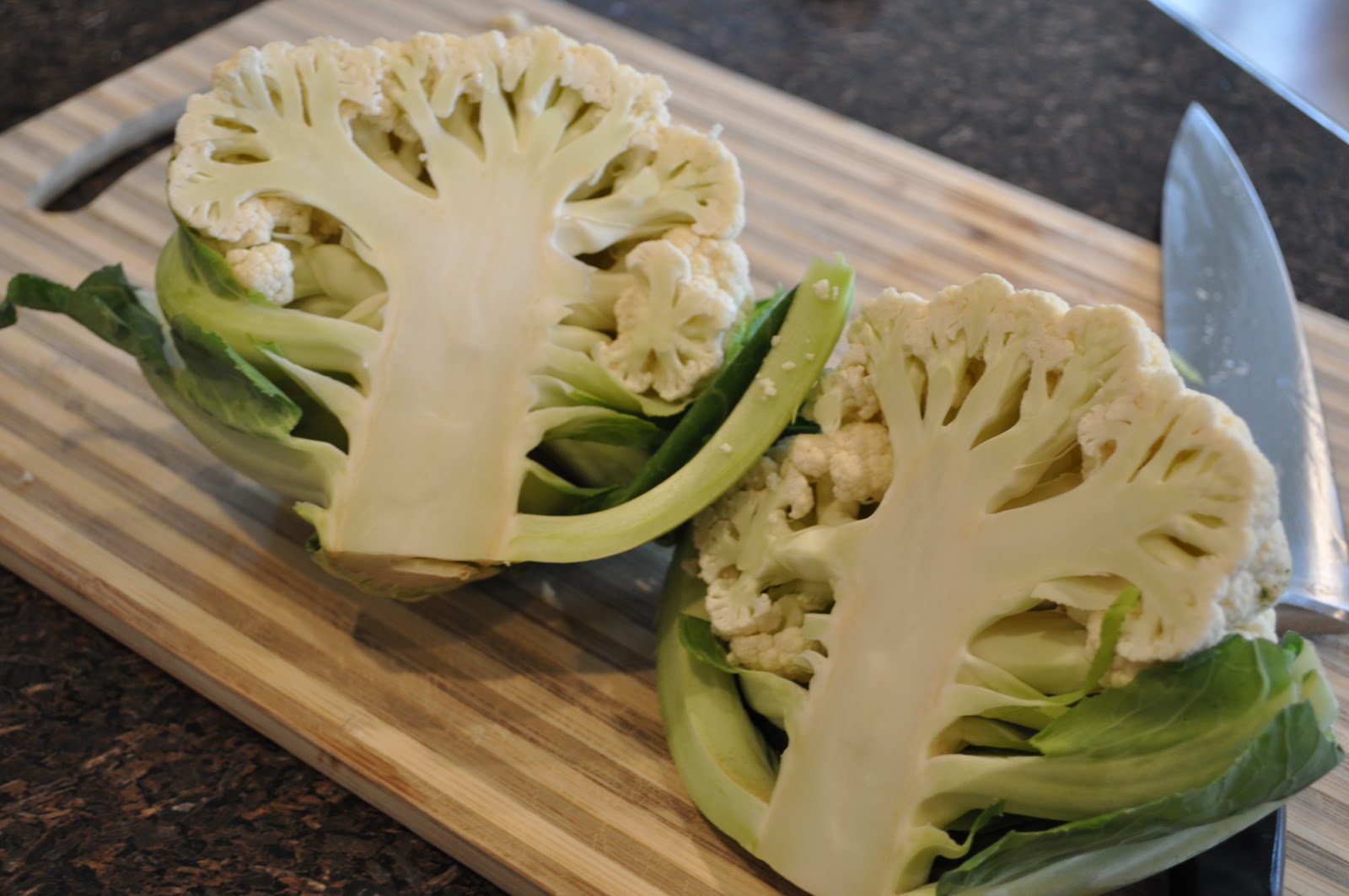 Shih's Cooking: How to Cut Cauliflower into Florets