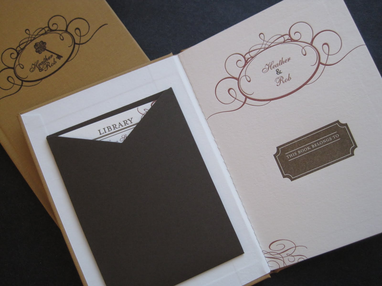 The Inviting Pear Photoblog: Wedding invitation books