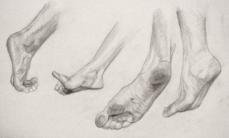 NikaWind Art Studios: Studies of Feet & Shoes