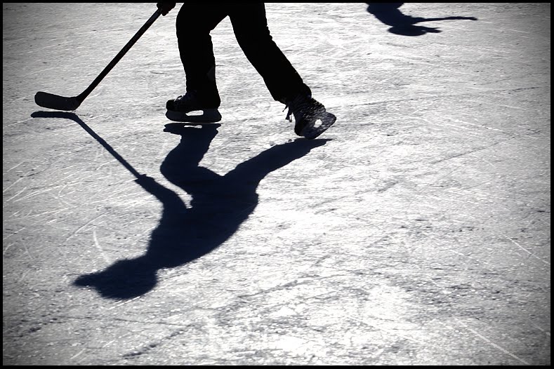 Katie Barnes Photography: ice skating shadows...