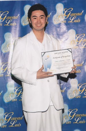 Armie Yuson: A Prized Recognition (Gawad San Luis)