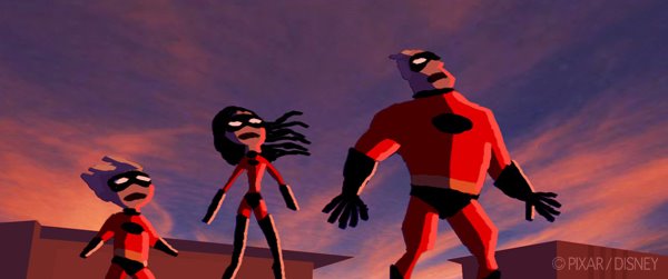 Art: The Incredibles color script & color keys ~ Lighting Pixels