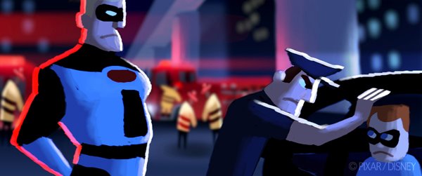 Art: The Incredibles color script & color keys ~ Lighting Pixels