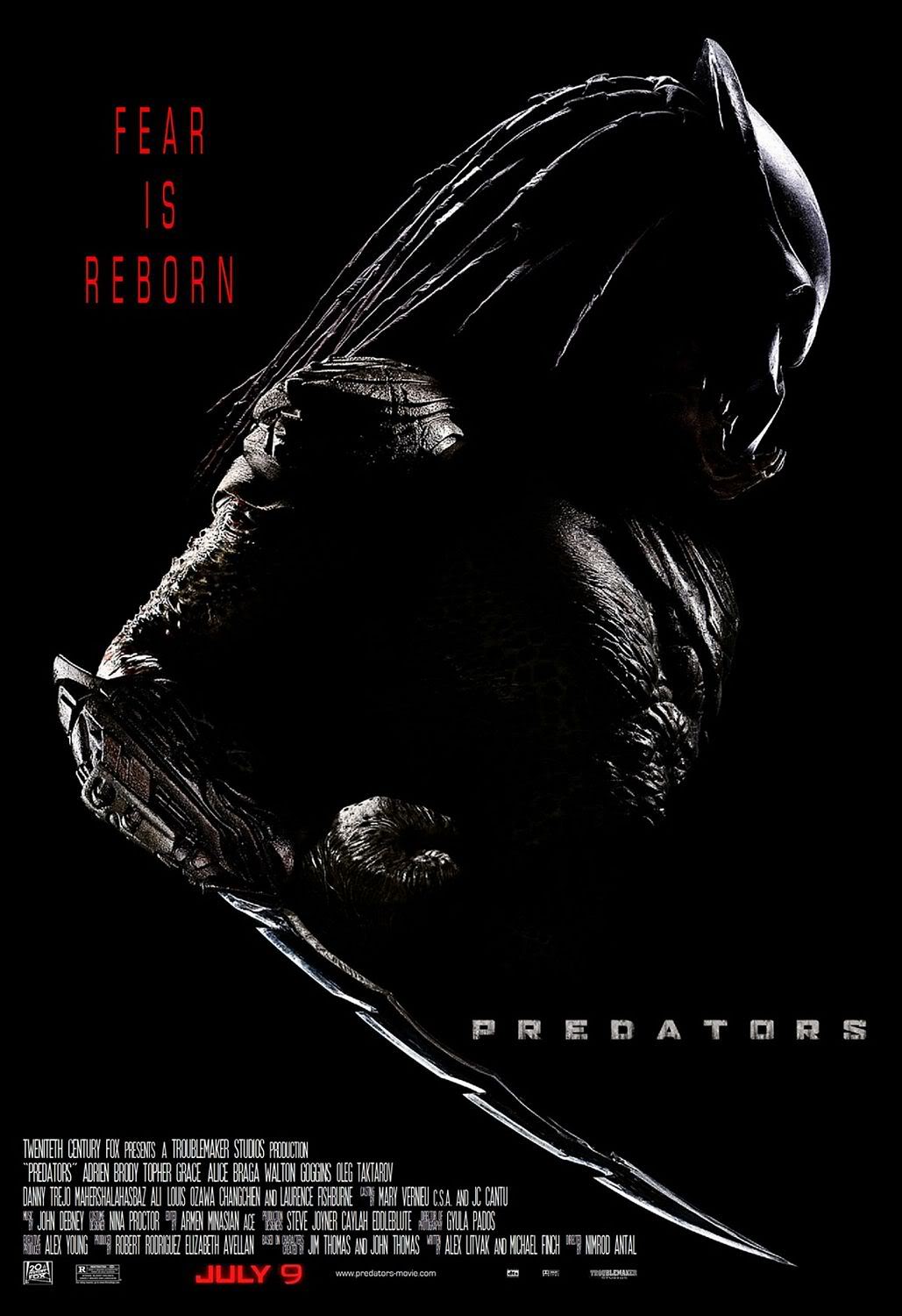 Wallpaper Millenium Era: Predators Wallpaper Movie Poster 2010