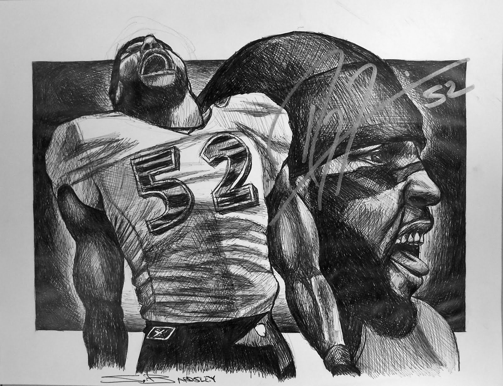 Ray Lewis Drawings