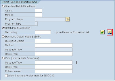 SAP Developers: LSMW for VB01 - Create Listing and Exclusion using ...