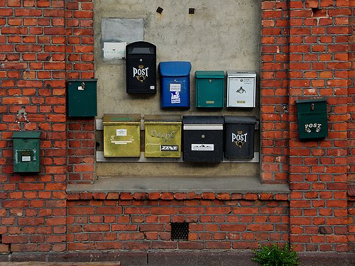 create.love.grow: love: vintage mailboxes