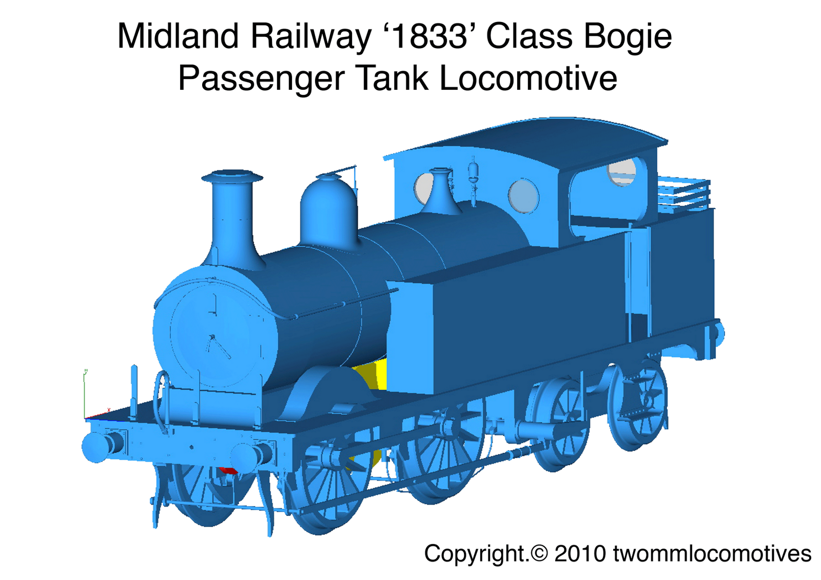 twommlocomotives: Midland Railway Class 1P / '1833' Class Locomotive Kit