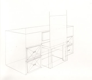 Andrew Law: BG 2 Point Perspective Desk and Chair