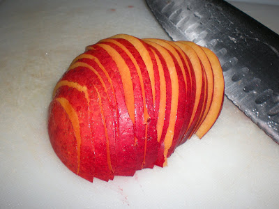 Red KitchenAid: Fruit Roses Tutorial (finally)