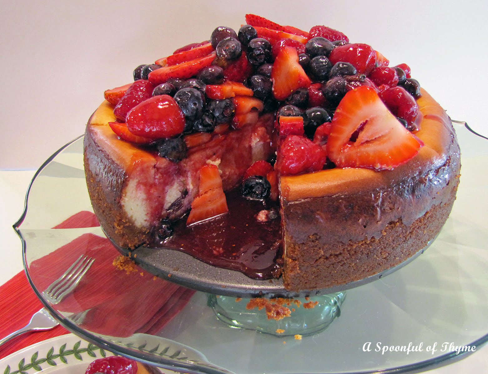 Mixed Berry Cheesecake