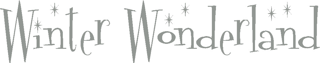 WordsWherever Vinyl Lettering: Winter Wonderland