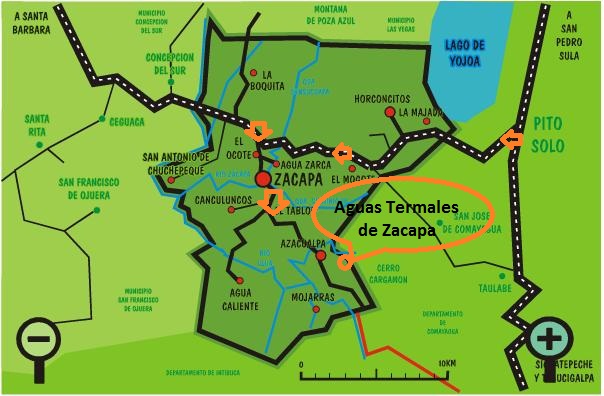 Santa Bárbara diversa: Aguas Termales de Zacapa