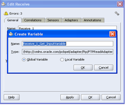 Biradar ShriKant Oracle SOA Blog: How to use FTP Adapter in BPEL process using JDeveloper