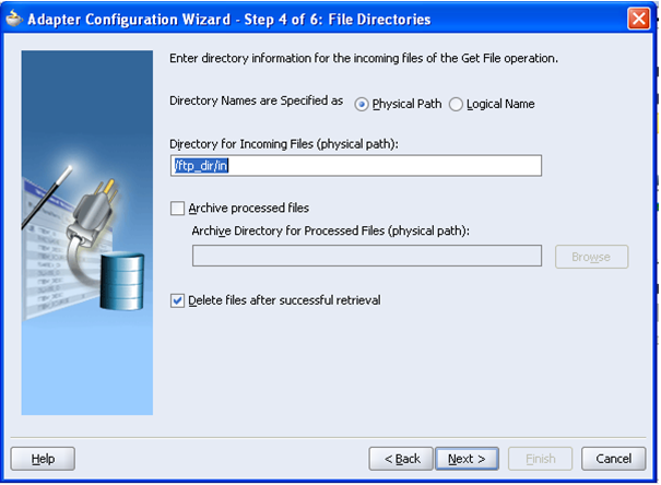 Software Bug Specifying Physical Path And Logical Path In Ftp Adapter Wizard