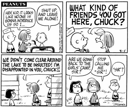Mostly From Sugar Packets: Ten Terrific Obscure Peanuts Characters: #9