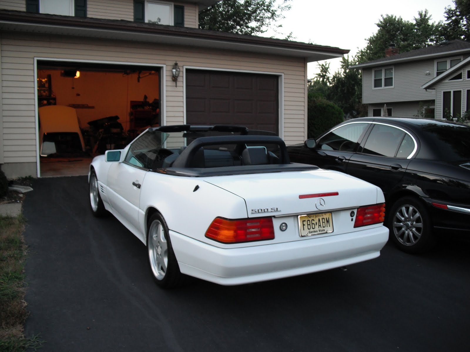 R129 500sl Restoration: Open Air Motoring - Soft top operation problems..