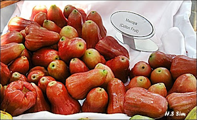 CRUISE AROUND THE WORLD: Tropical fruit buffet 23rd March