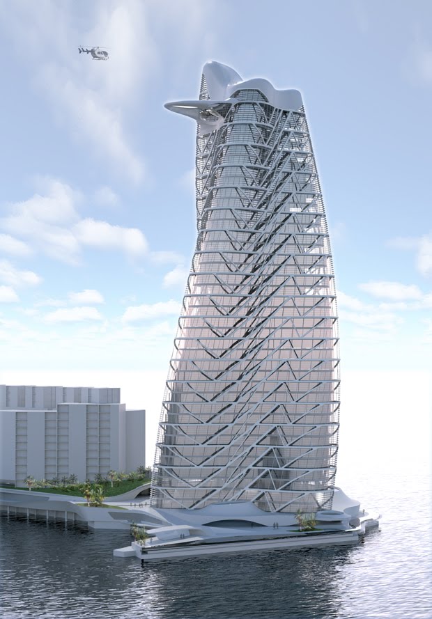 Unique Architecture Design: Unique Strata Tower in Abu Dhabi