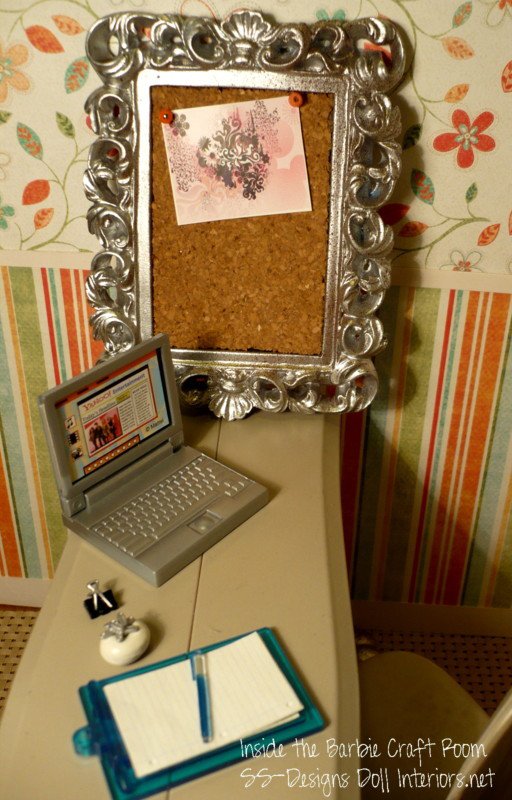 Inside The Barbie Craft Room: Barbie Craft Project: Bulletin Board
