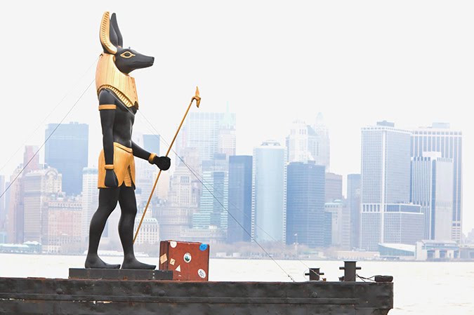 Egyptology News: Photo for Today - Anubis tours New York