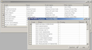 Navision - The Fun Starts Here: Dimension, Shortcut Dimension, Global ...