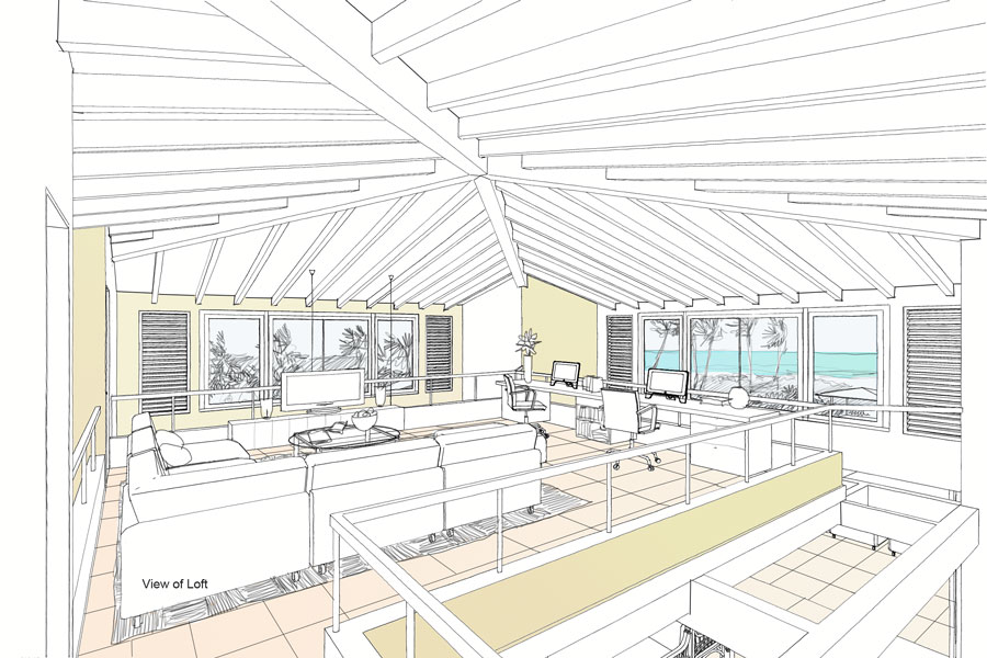 MCM DESIGN: Island House Plan 6 Interiors
