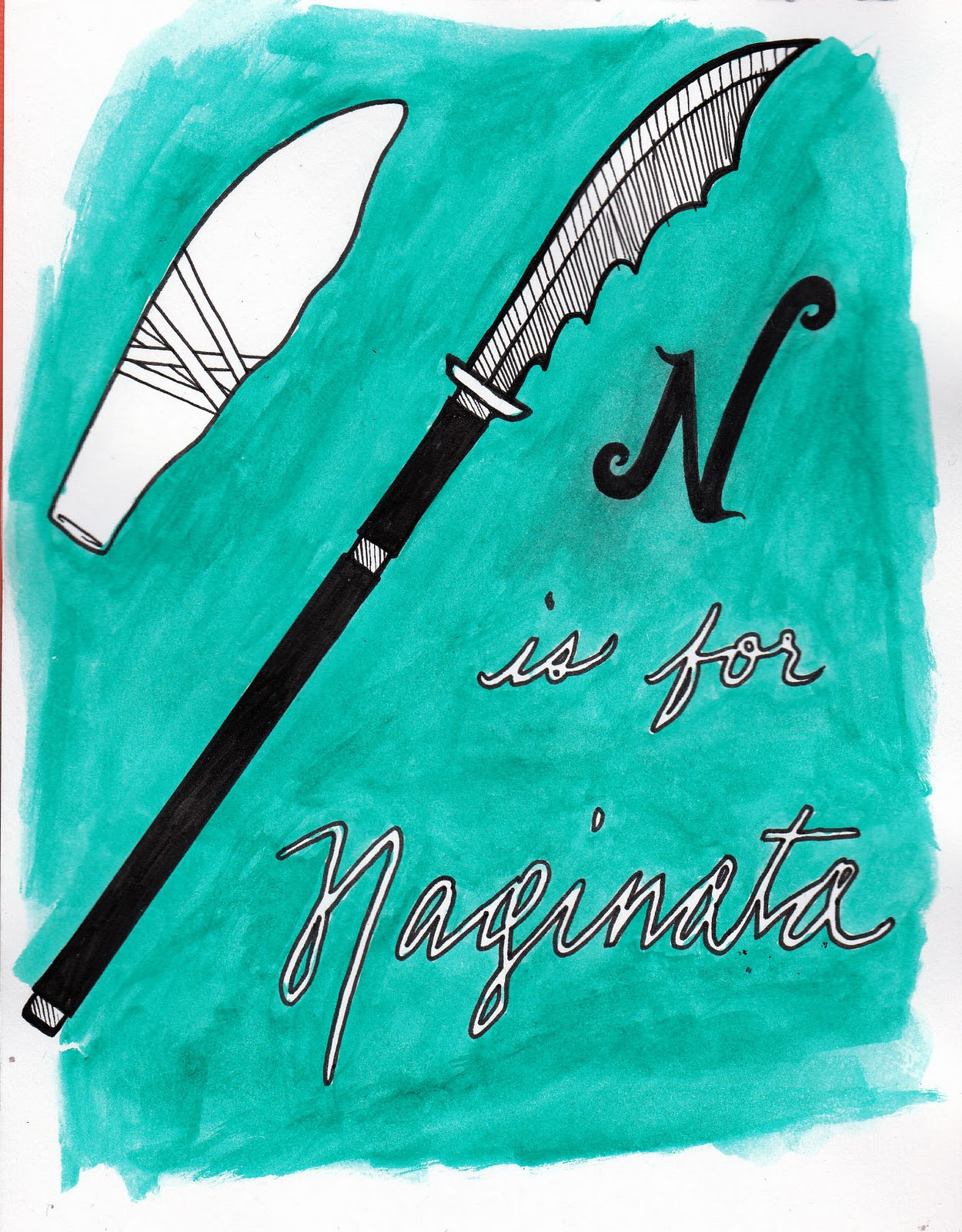 A is for Andoff: N is for Naginata