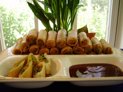 Sizzling Indian Recipes.....: Spring Rolls - Tempting vegan appetizer ...