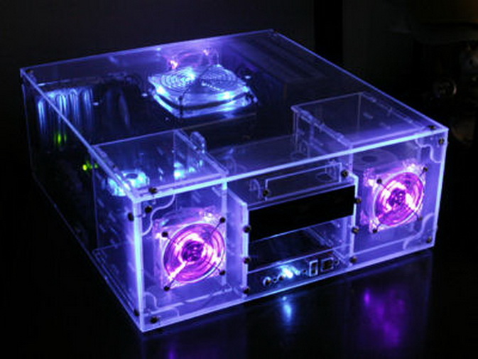 El Rincón del HTPC: Caja HTPC Modding Transparente metacrilato SUNBEAM