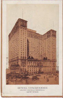 The World Thru Postcards: Hotel Commodore New York Postcard