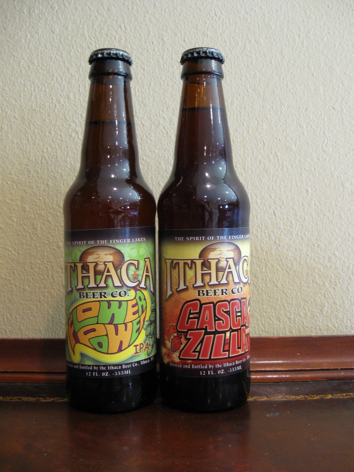 Doing Beer Justice: Ithaca Beer Co. - Flower Power IPA; Cascazilla Red Ale