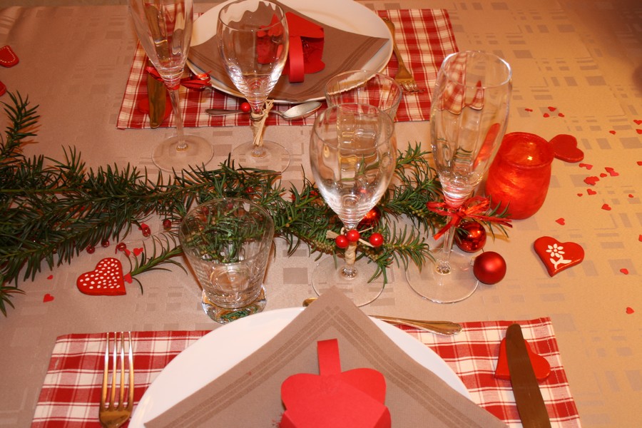 Je décore ma table: Ma table Saint Valentin