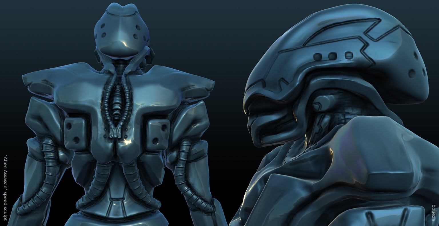 The Dark Side of the room 3D: Alien assassin over limit