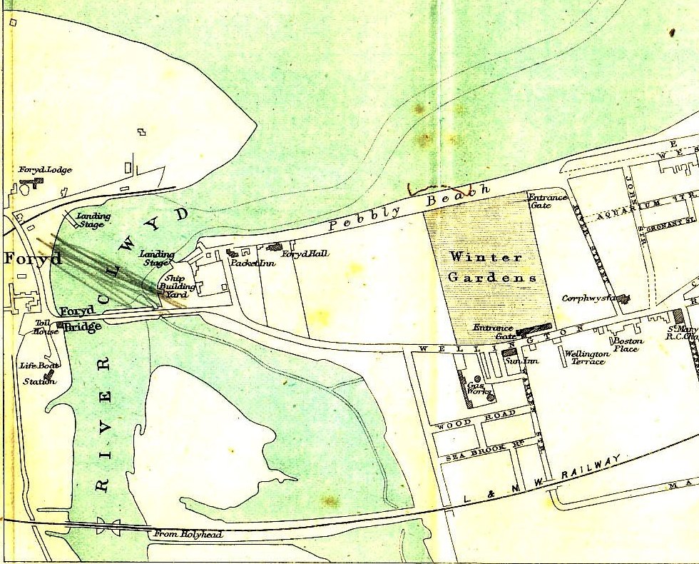 Rhyl Life: MAP OF RHYL, 1884