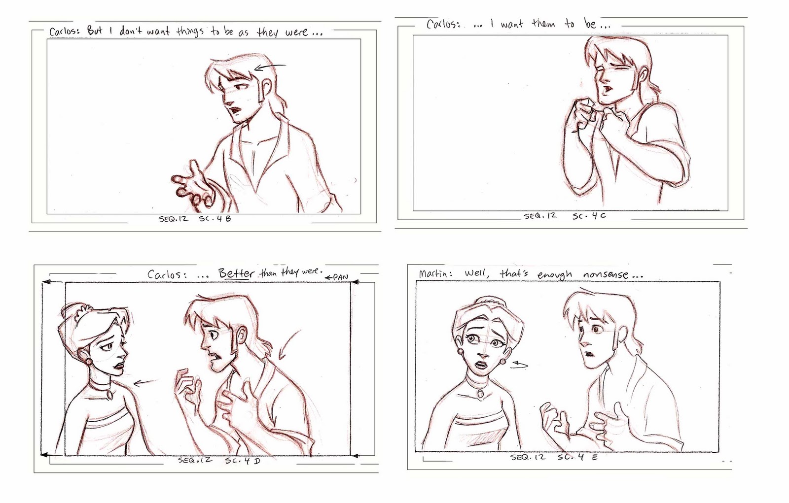 Story board work by Golden Street Animation: These are examples of the ...