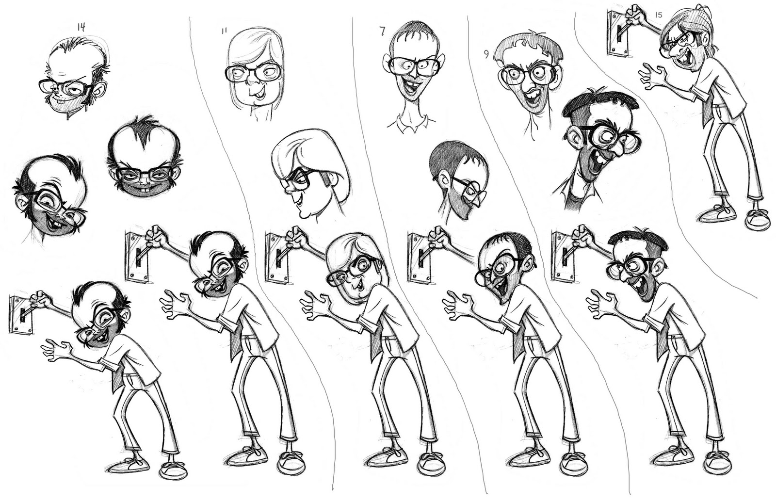 Character designs by Golden Street Animation: Character Design work ...