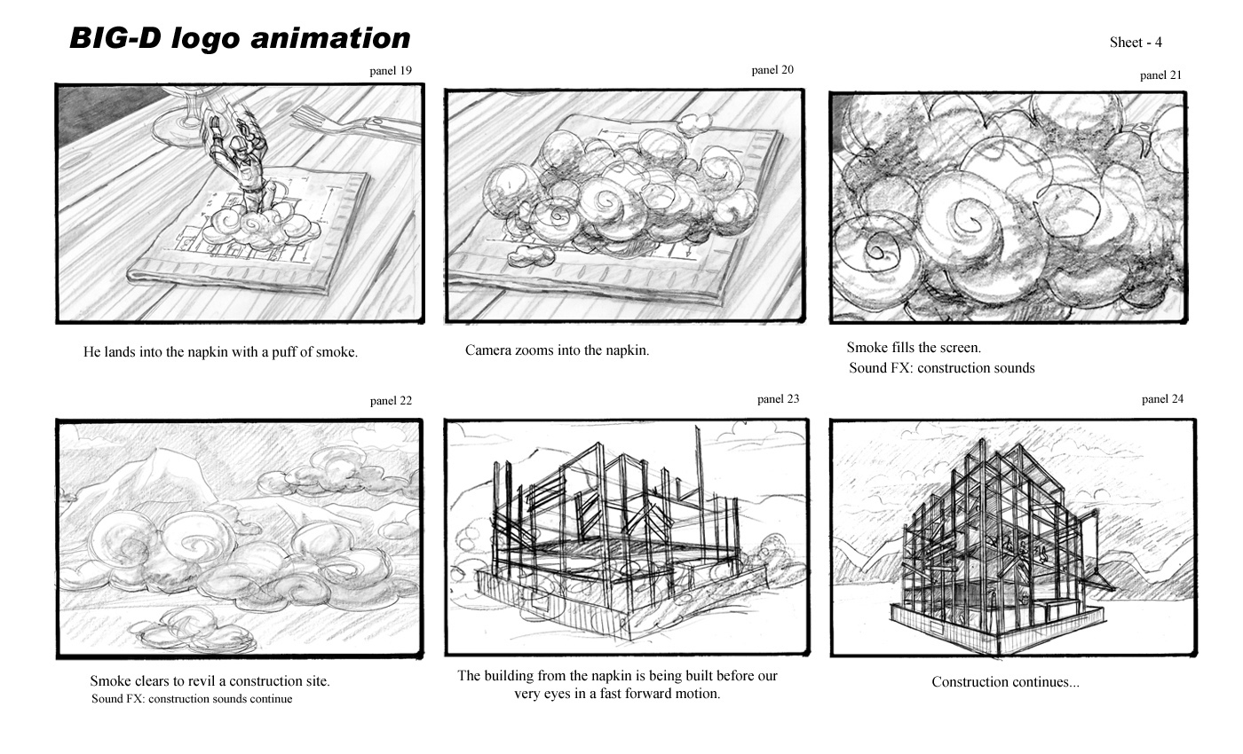 Story board work by Golden Street Animation: These are examples of the ...