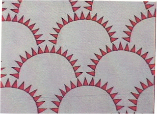 Quilt History Reports: The Clamshell/Pickle Dish Pattern