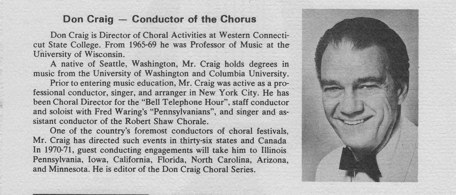 Who Rakes the Forests?: Donald Craig