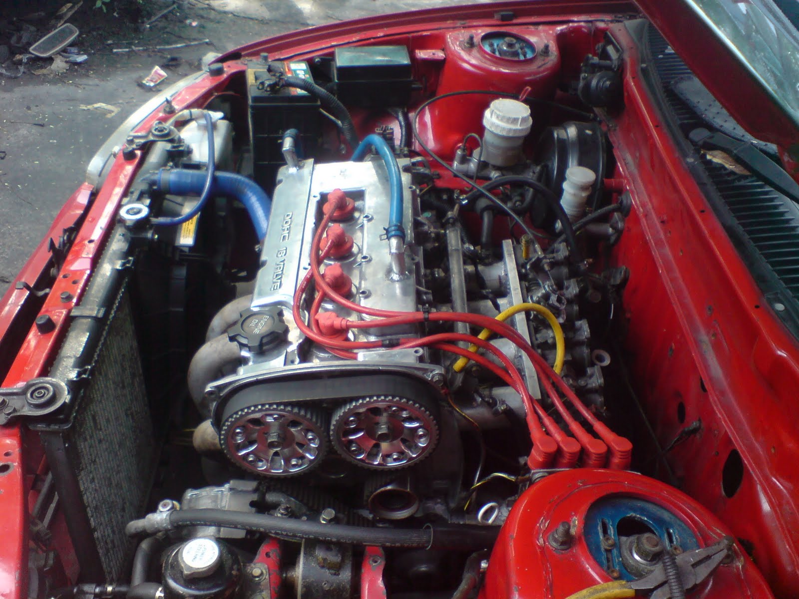 natra motorsports: Satria 1.8 mivec 4 throttle with haltech