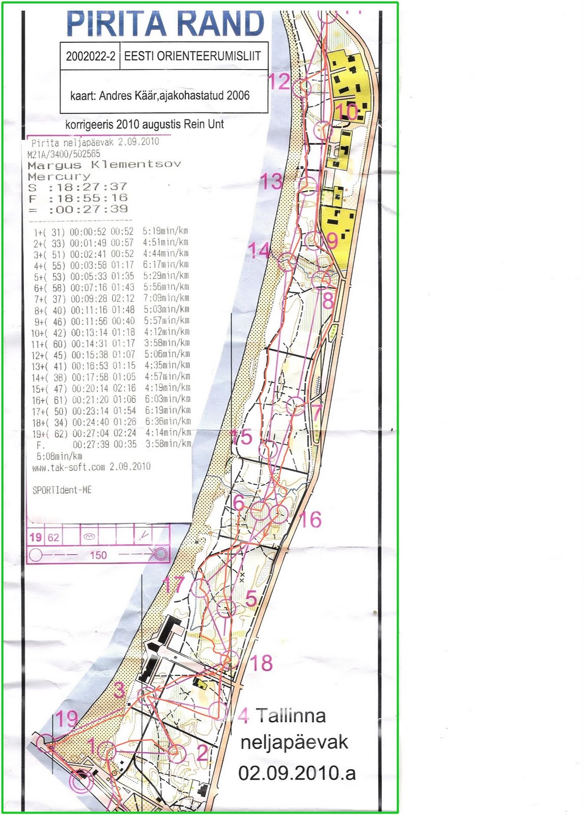 marguss o-bloggare: Pirita rand