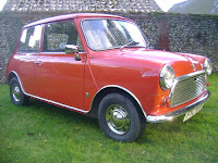 The Brazilian Job: Mini 1 - 1971 Austin Mini in Blaze Orange