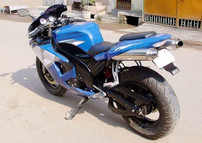 Modified Bikes Pictures: Modified Bajaj Pulsar Bike
