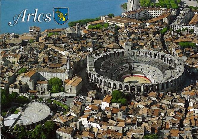 Postcards of UNESCO world heritage sites: 164 FR - Arles, Roman and ...