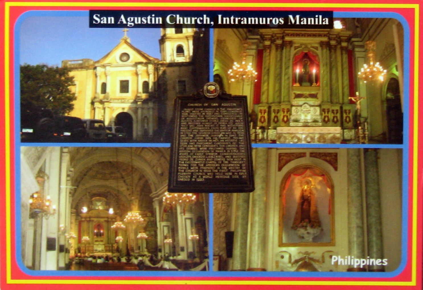 Postcards of UNESCO world heritage sites: PH677 - Baroque Churches of ...