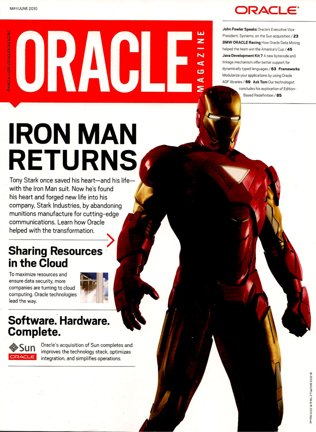 DBA Pro Brasil: Homem de Ferro 2 e Oracle