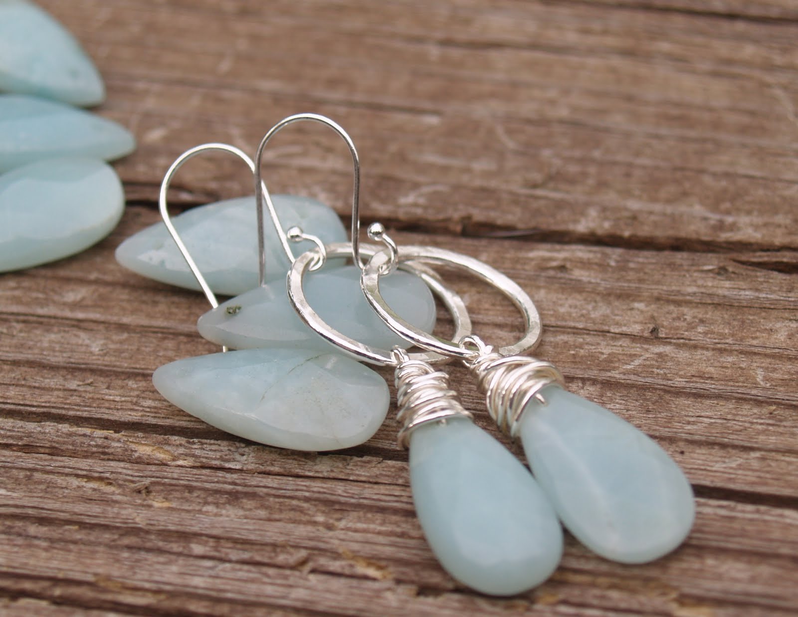 Clay Designs by glee: Wire Work Earrings